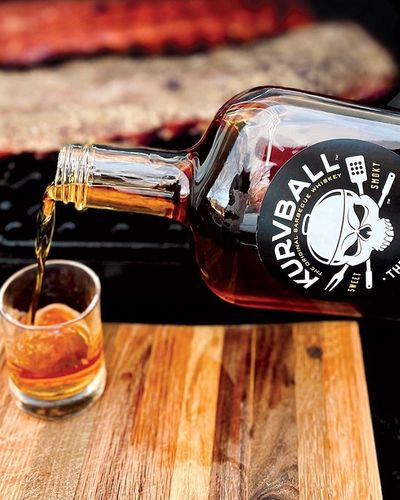 KURVBALL Original Barbecue Flavored Whiskey